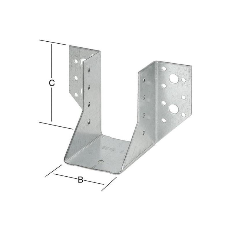 Sabot de poutre Ext 120X160 En acier, galvanisé CE | Leroy Merlin