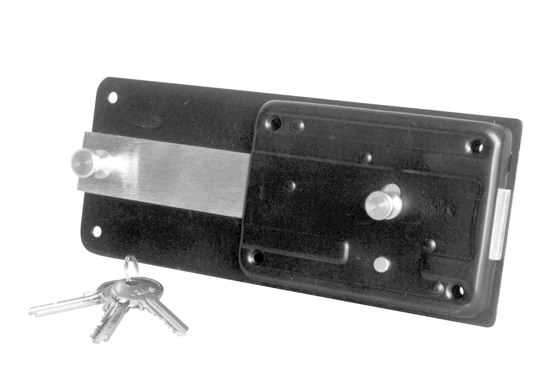 Yale Serratura meccanica "ferroglietto" da applicare per porte in legno ...