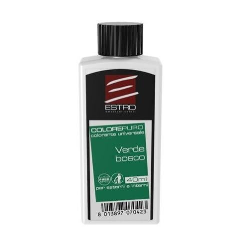ESTRO - COLOREPURO COLORANTE UNIVERSALE PER INTERNI VERDE BOSCO 40 ML ...