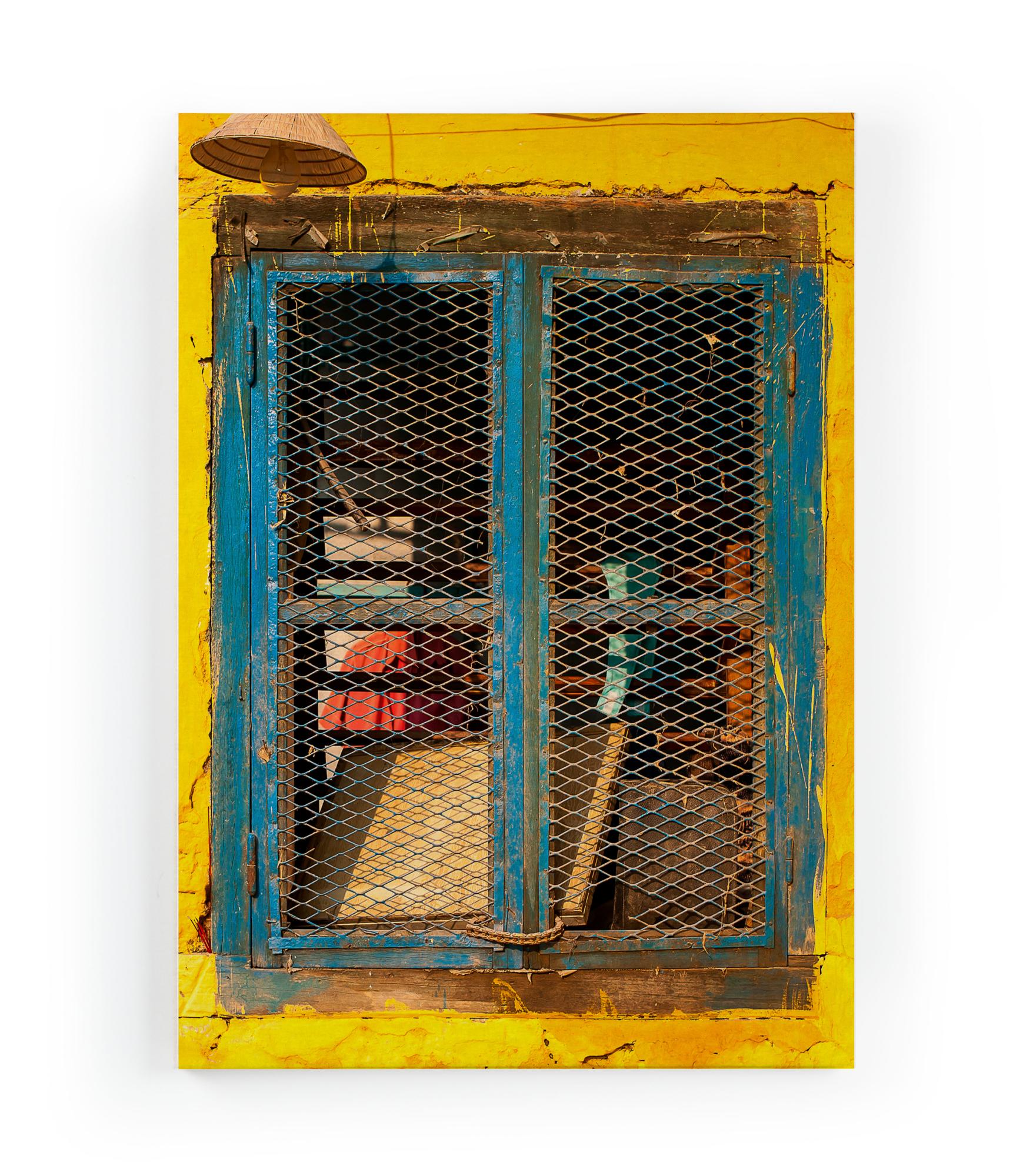 Lienzo 60x40, pintura impresa, cuadro,canvas impresión ventana amarilla | Leroy Merlin