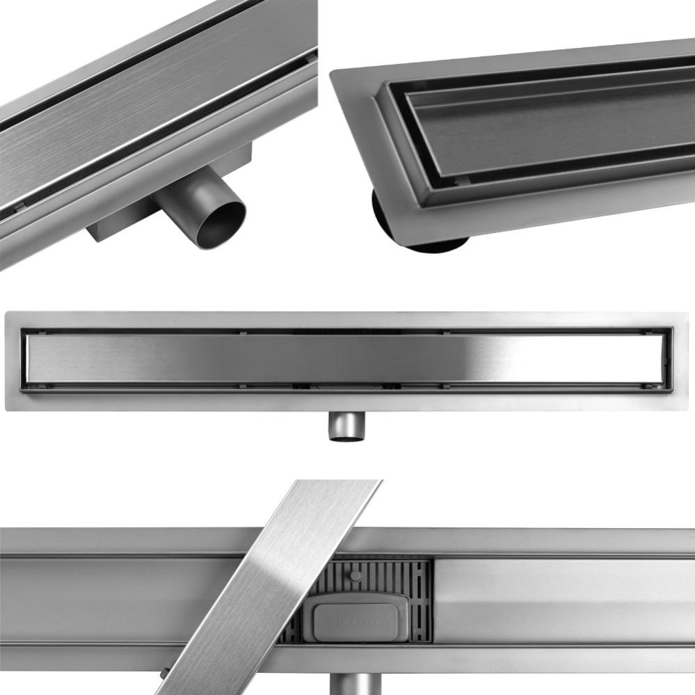 CANALINA DI SCARICO CALANI ECO CHROME 80 | Leroy Merlin