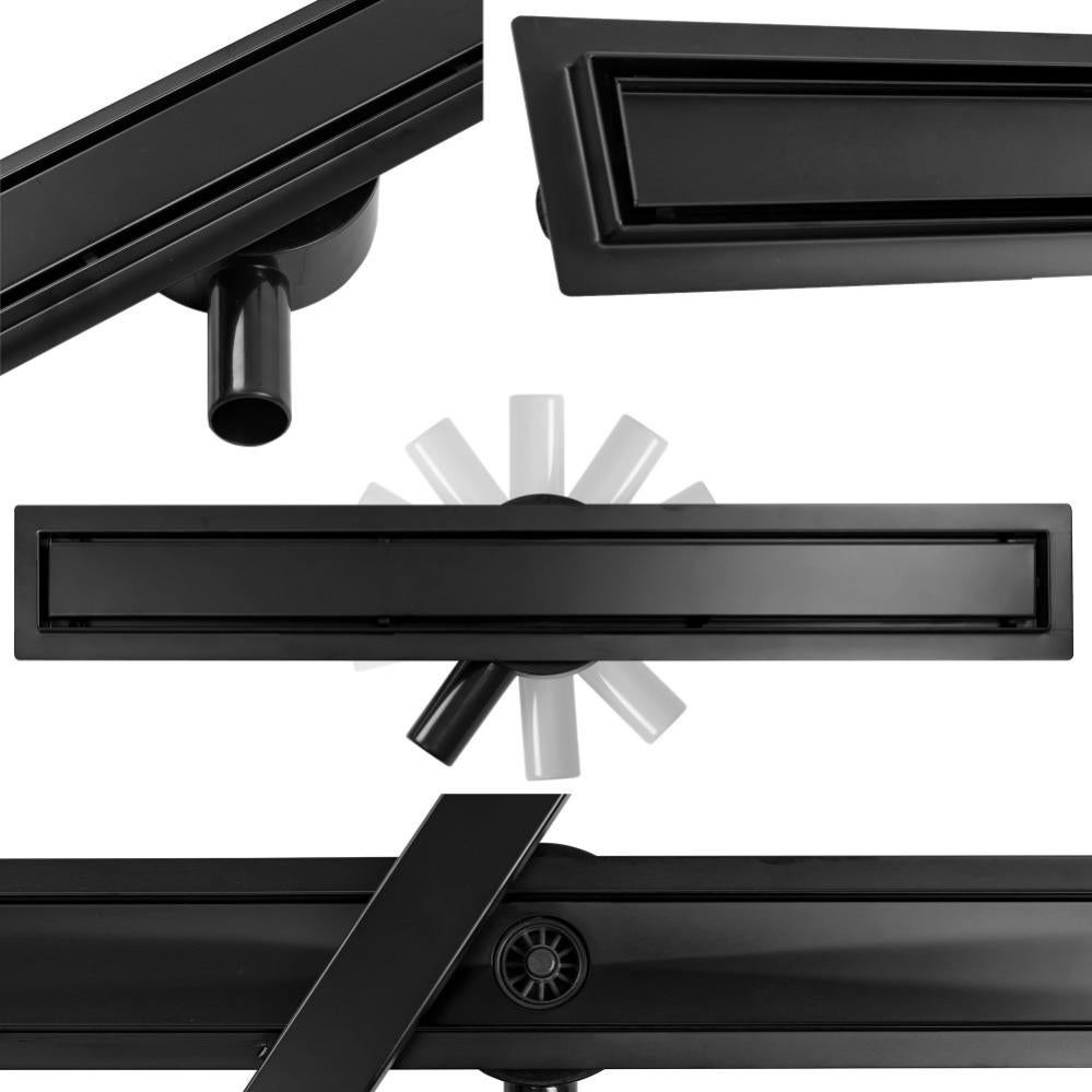 CANALINA DI SCARICO CALANI ECO360 BLACK 90 | Leroy Merlin