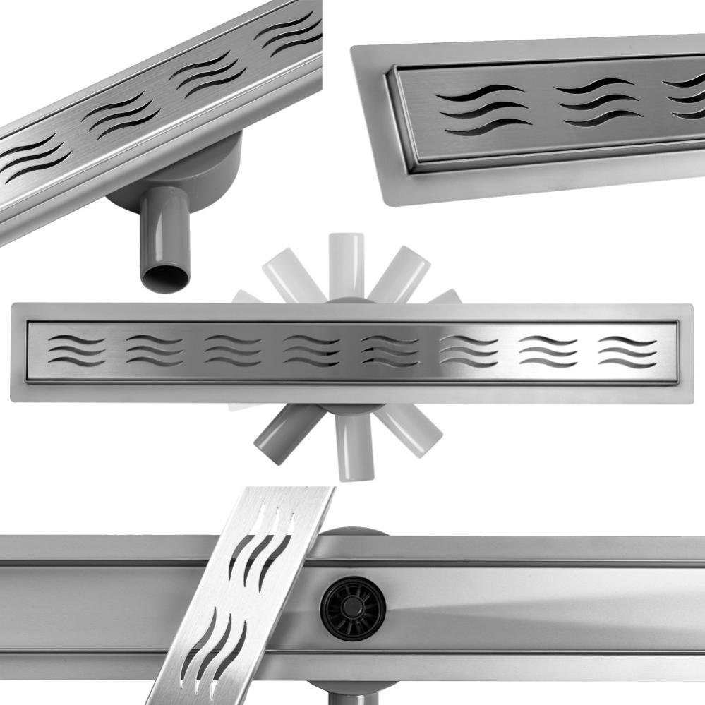 CANALINA DI SCARICO CALANI AQUA360 CHROME 80 | Leroy Merlin