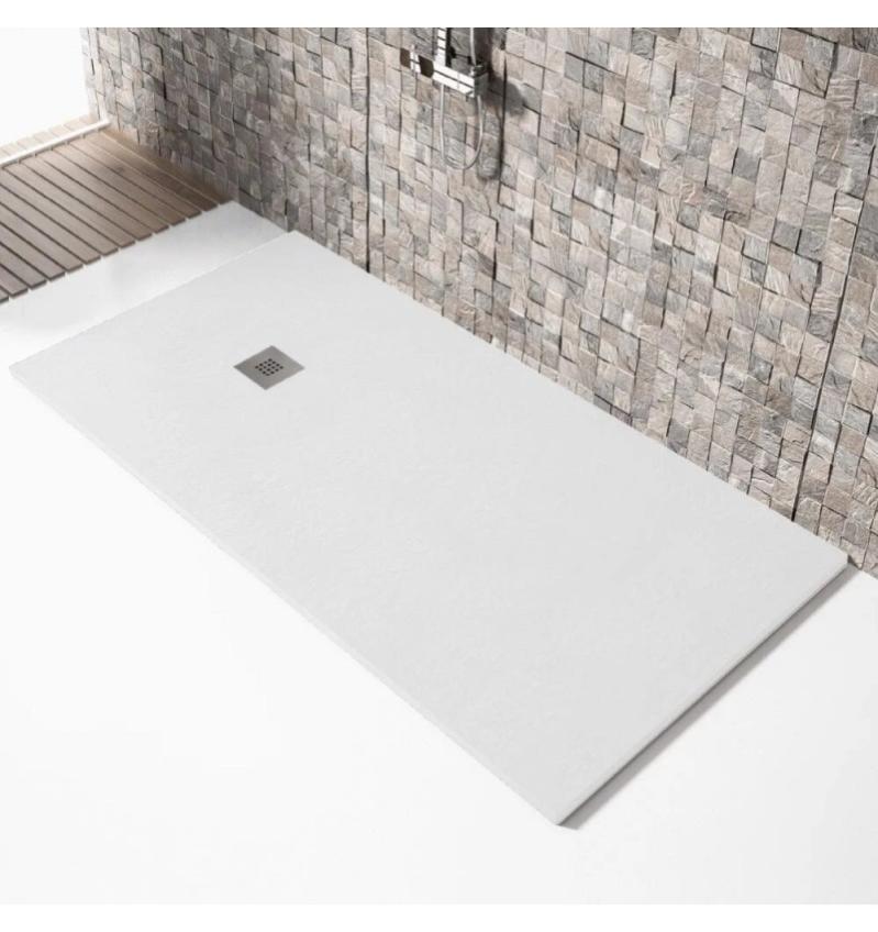 Receveur de douche MADISON en résine 70x140 Blanc avec valve incluse ...