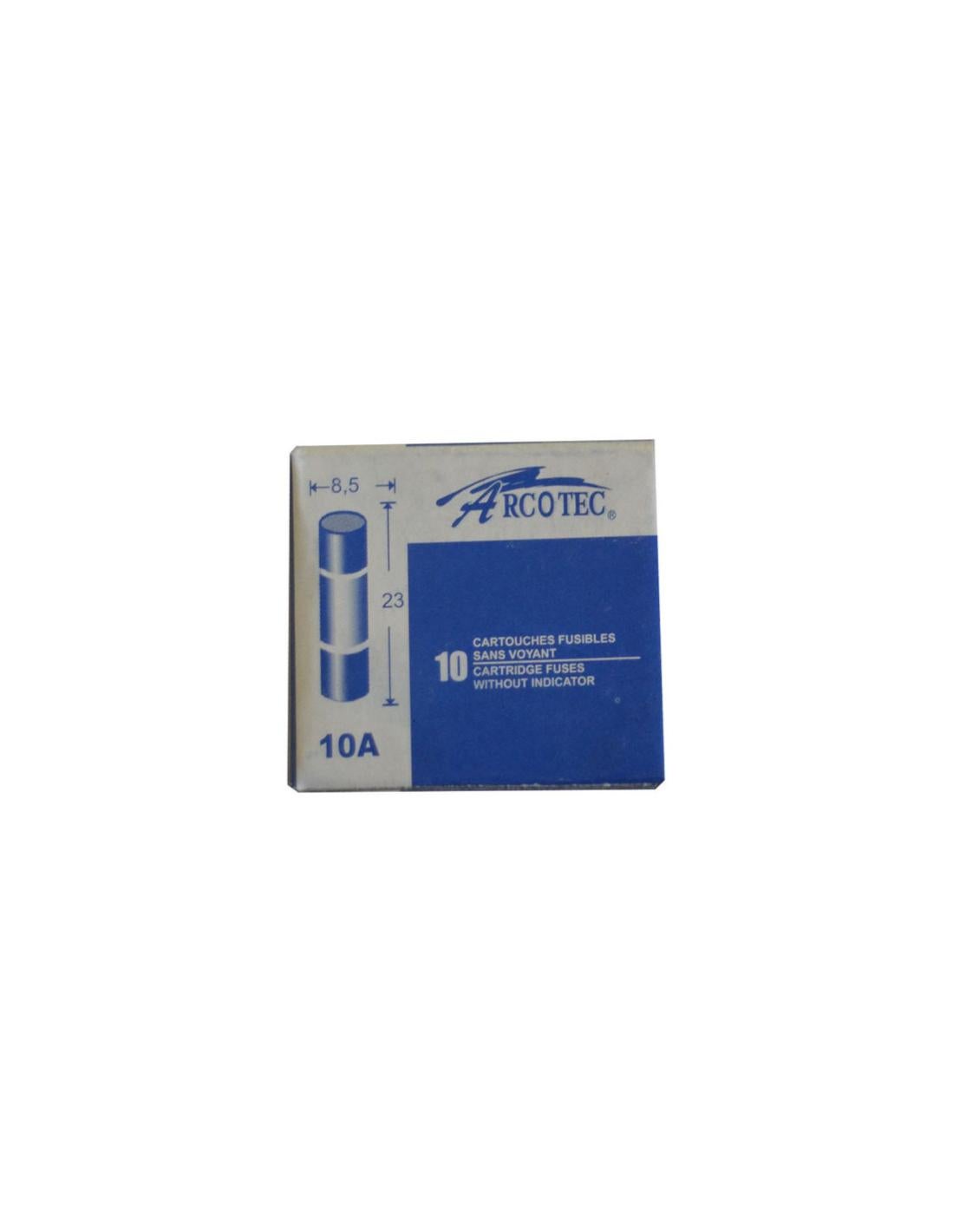 BOITE 10 FUSIBLES 10A 8.5X23MM | Leroy Merlin