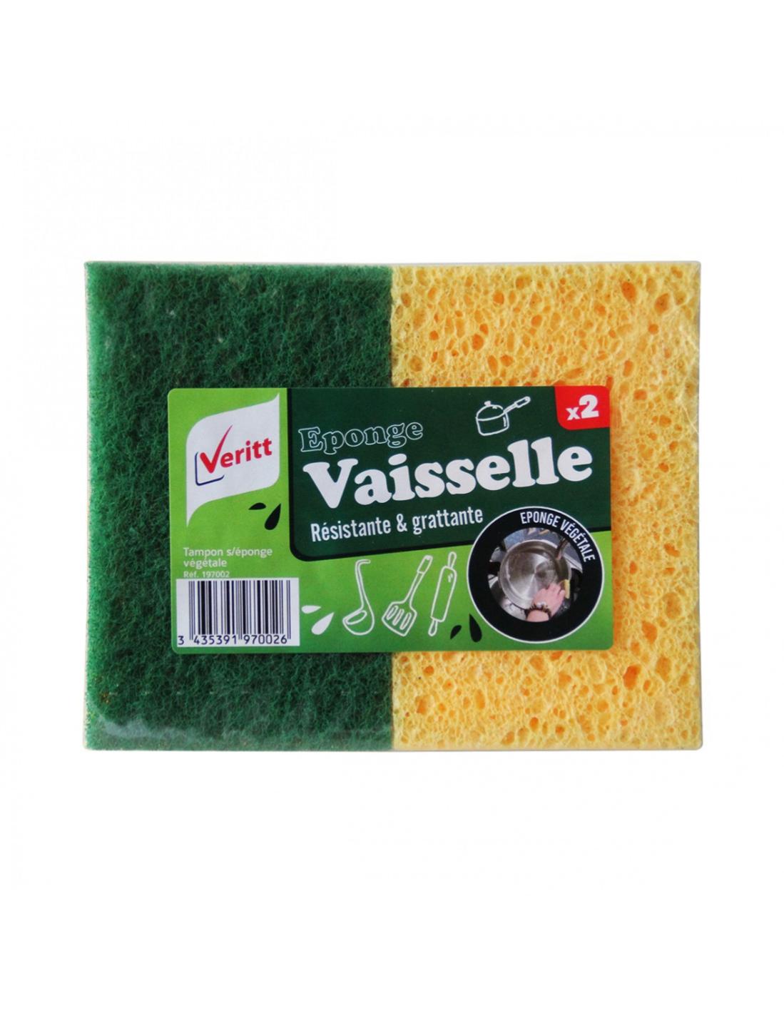 2 TAMPONS SUR EPONGE VEGETALE VERITT 11,1 x 7,1CM | Leroy Merlin