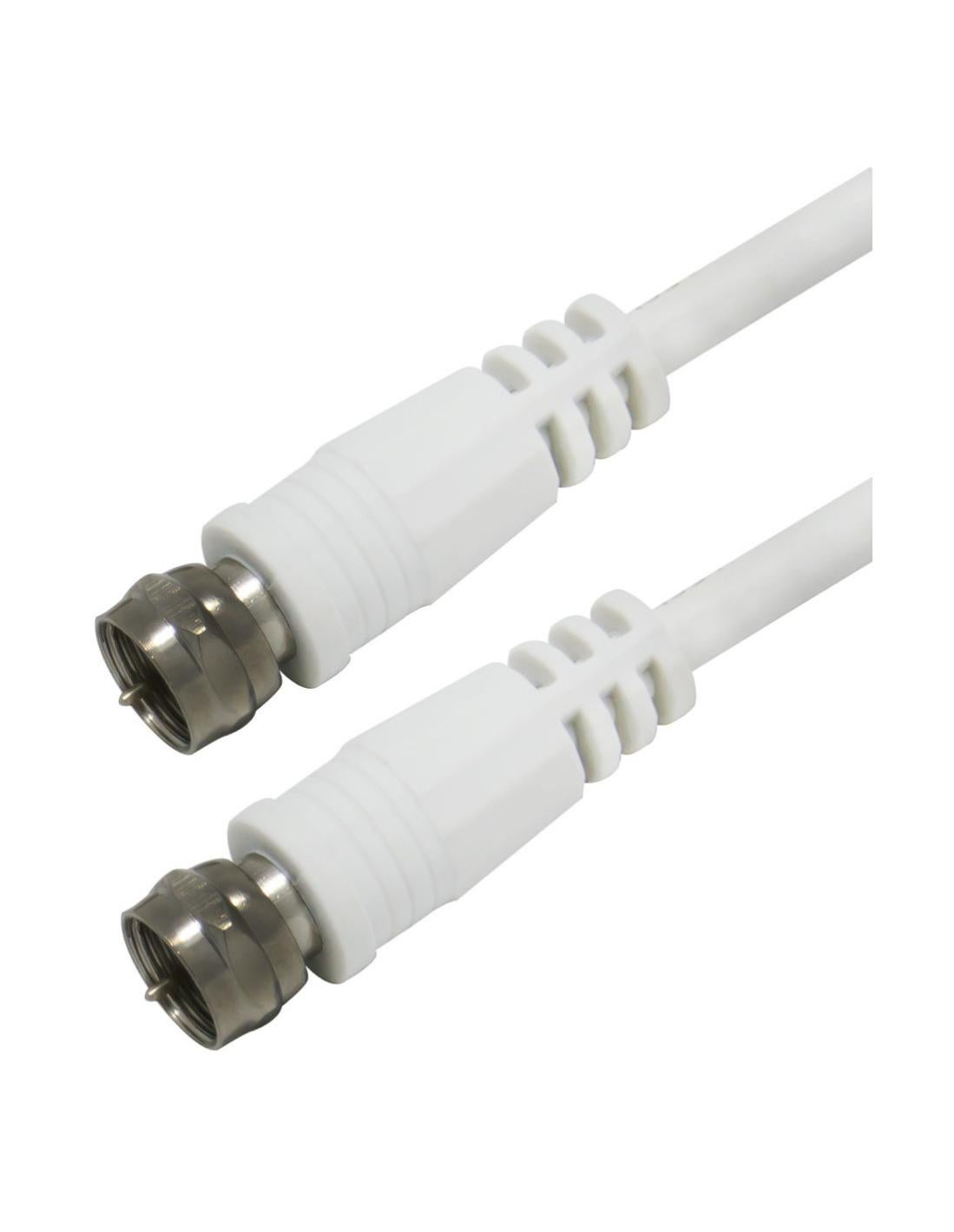 CABLE SATELLITE 5M AVEC CONNECTION | Leroy Merlin