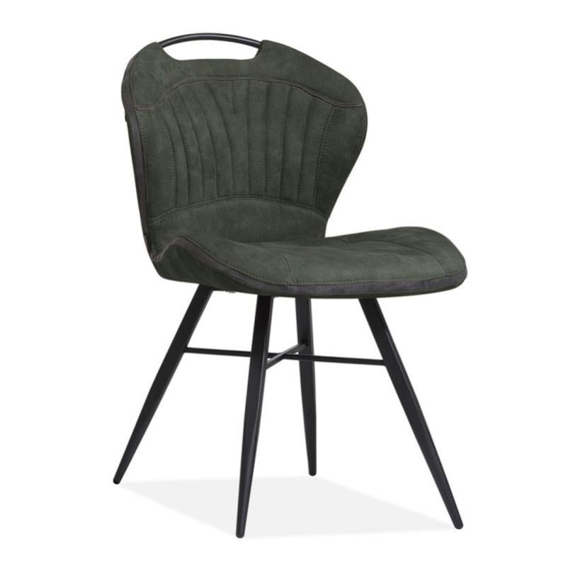 Chaise de salle à manger Splash Max en tissu - 4 coloris possibles - L ...