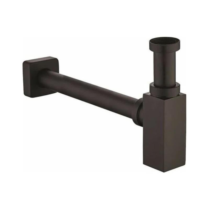 Siphon lavabo cubique Noir Mat | Leroy Merlin