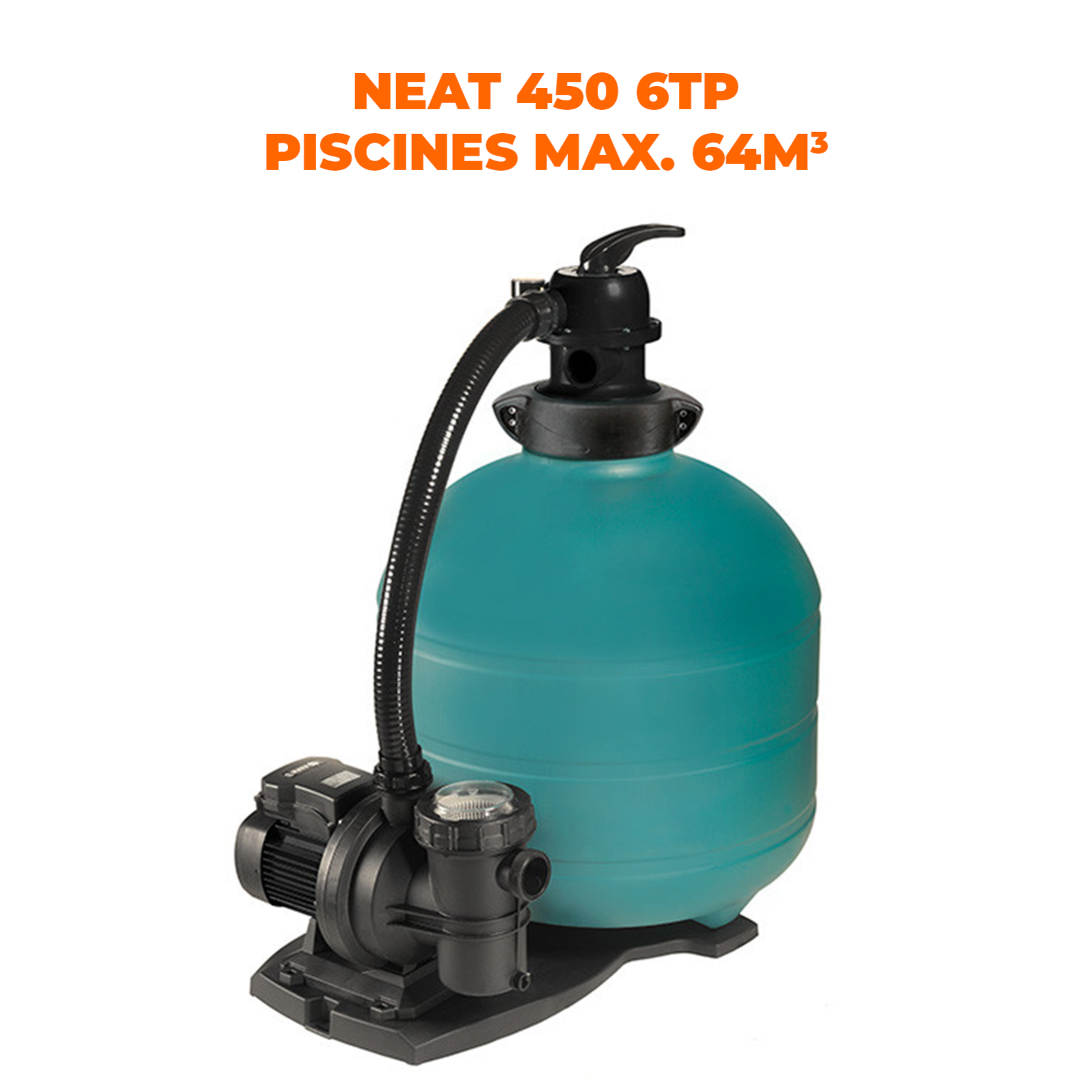 Bomba de filtración para piscinas - Modelo NEAT 450 6TP | Leroy Merlin