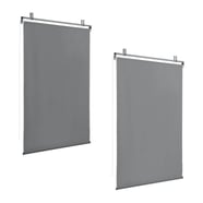 Cortinas 2 25 X 1 2 M Gris Poli ster 3619999288503 S7176996 BigBuy Home