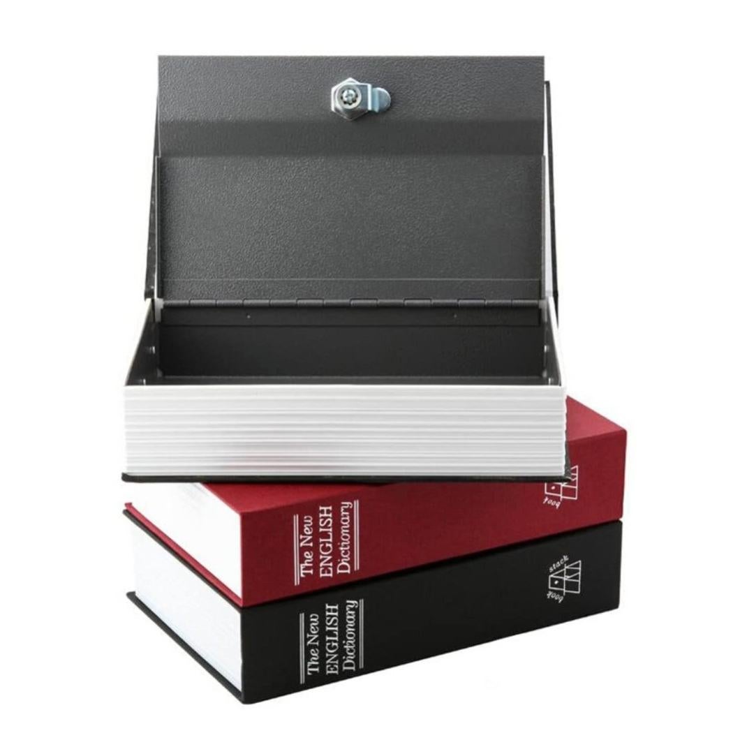 Cassetta Portavalori a Forma di Libro 18X5.5x11.5 cm Cassaforte con ...