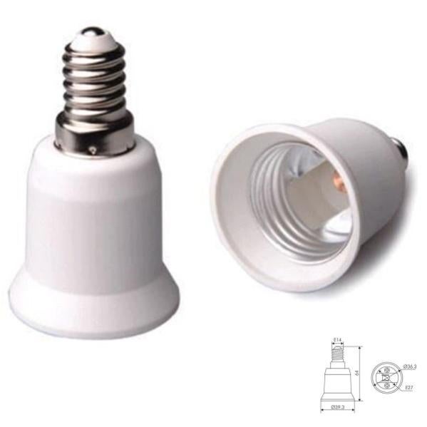 Trade Shop - Adattatore Convertitore Portalampade Da E27 A E14 Lampadina Attacco A Vite | Leroy ...