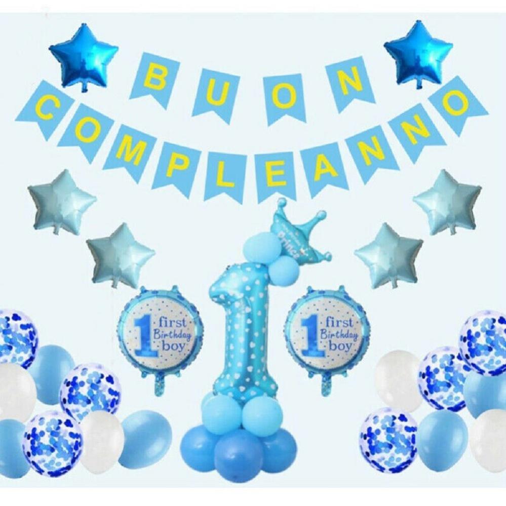 Trade Shop - PALLONCINI GONFIABILI FESTA BIMBO BIMBA 1 ANNO COMPLEANNO ...