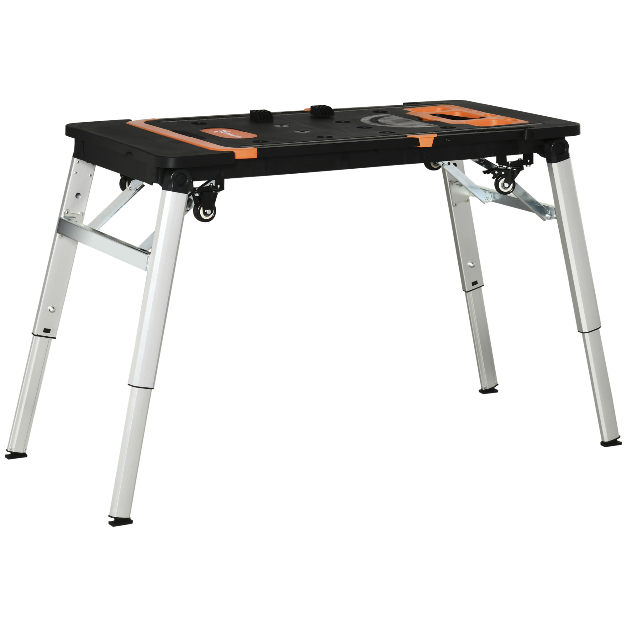 Outil pliable 7 en 1 multifonction alu. métal PP orange noir | Leroy Merlin