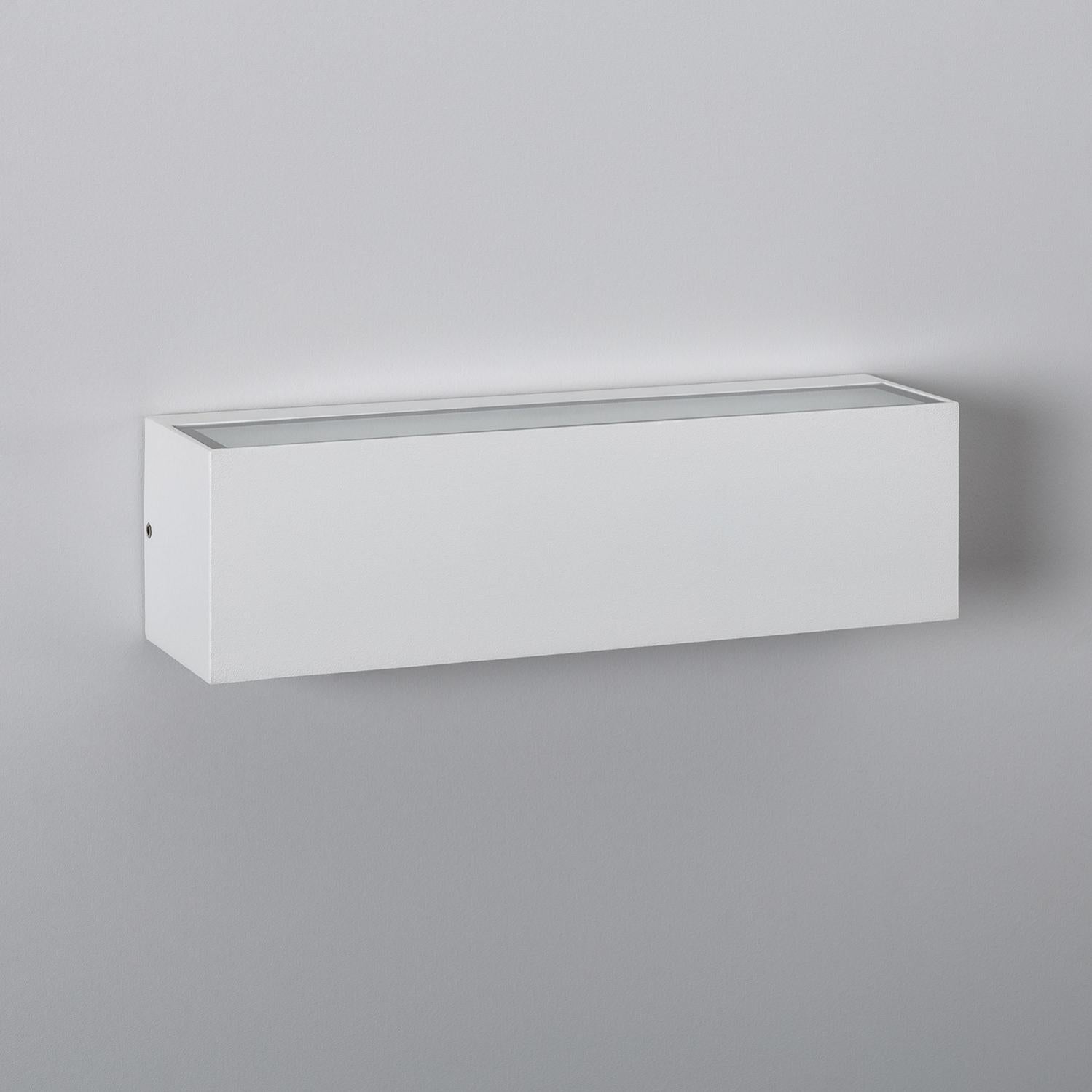 Ledkia Aplique de Pared Exterior LED 10W Iluminación Doble Cara Rectangular Blanco Lena Blanco ...