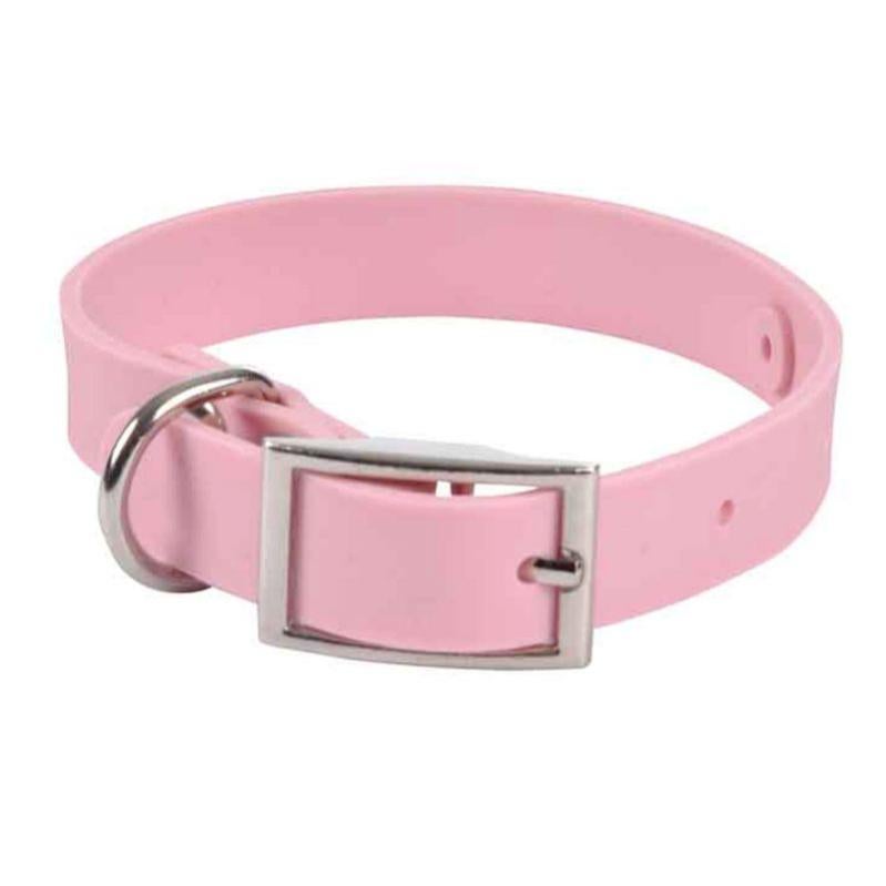 Paris Prix - Collier Pour Chien Effet Mat "silicool" 30cm Rose Poudré ...