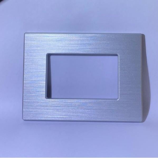 Trade Shop - Placca Dynamic 3 4 6m Tecnopolimero Satinato Argento ...