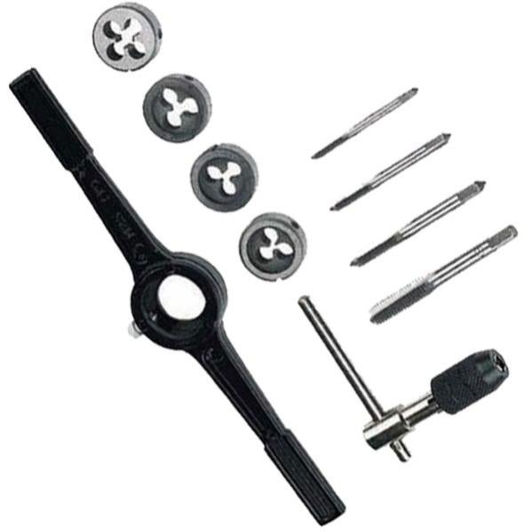 Trade Shop - 10 Tap And Die Strumento Filettatura Rubinetti Idraulica ...