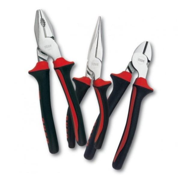 Trade Shop - Kit Set 3 Pezzi Pinze Pinza Tronchese Trinchesina A Punta ...