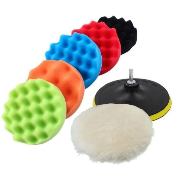Trade Shop - Kit 10 Pz Spugna Lucidante Ceratura + Adattatore Per ...