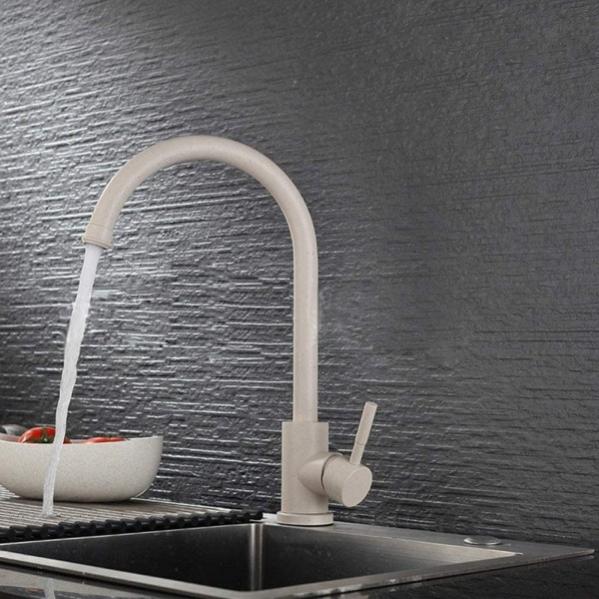 Trade Shop - Miscelatore Rubinetto Lavello Cucina Canna Alta Avena ...