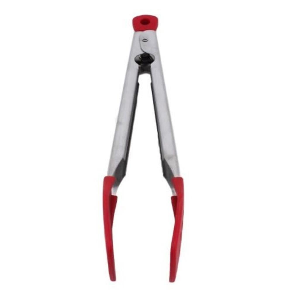 Trade Shop - ACCIAIO INOX MANIGLIA SILICONE CIBO PINZA BBQ MORSETTO ...