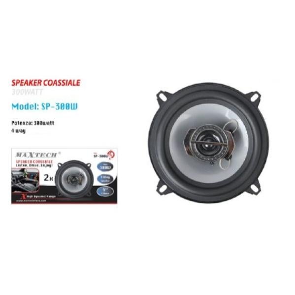 Trade Shop - Casse Per Auto 300w Audio Volume Speaker Coassiale 4 Vie Musica Maxtech Sp-300w ...