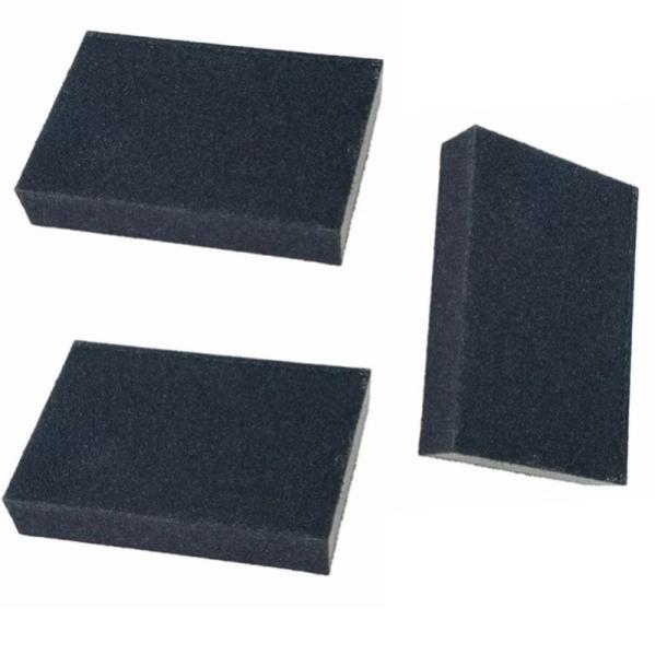 Trade Shop - Set 3 Spugna Abrasiva Spugnette Multiuso 10x7x2.5 Cm Per ...
