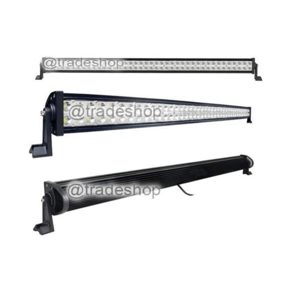 Trade Shop - Faro Luce Led Barra D 72 120 240w Inclinabili Supporti 12v ...