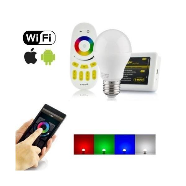 Trade Shop - Lampada Led Wifi Luce Bianca Rgb Multicolor E27 ...