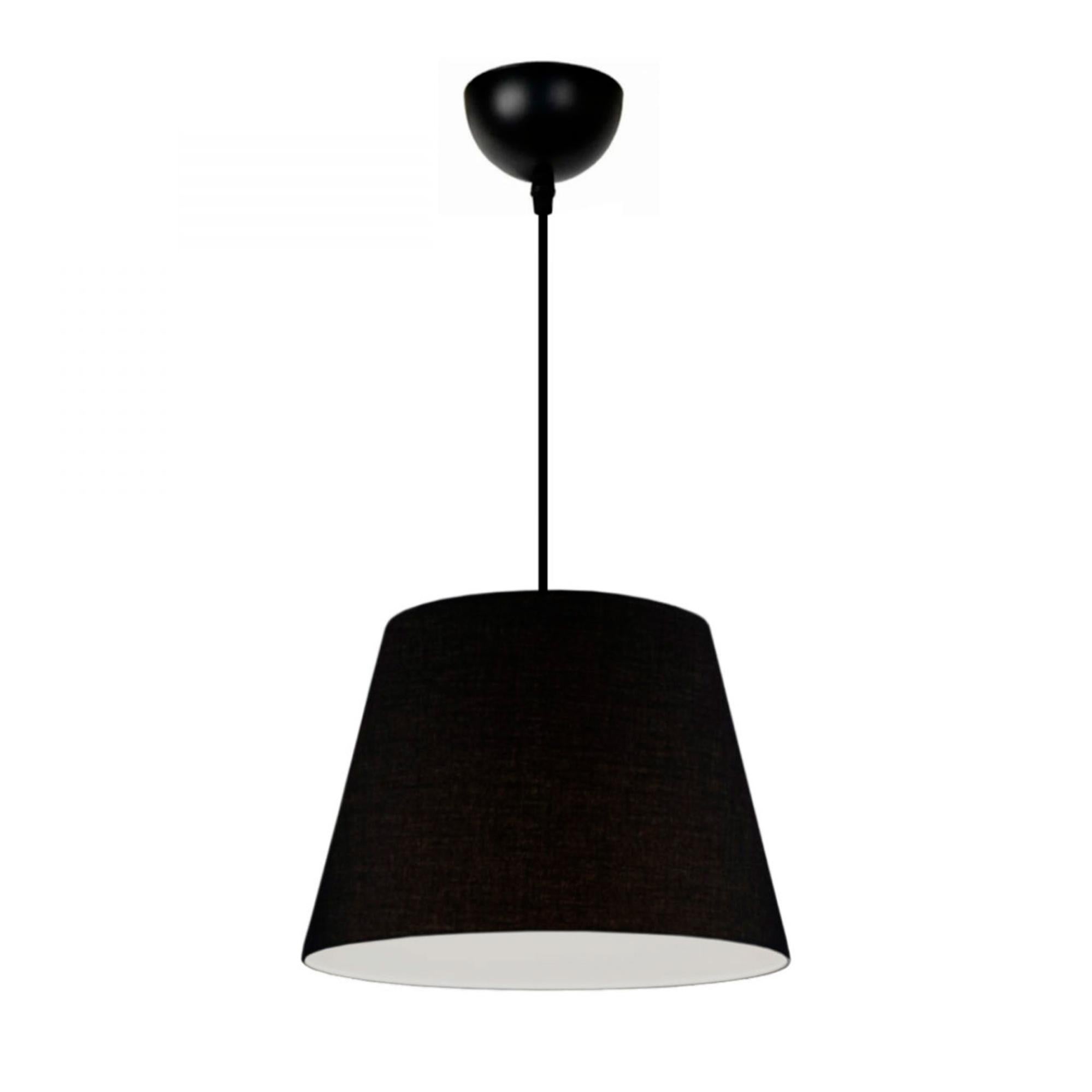 Plafoniera 17x22x60-70 cm. Colore nero Tipo E27 Max 60W / 5-9W LED ...