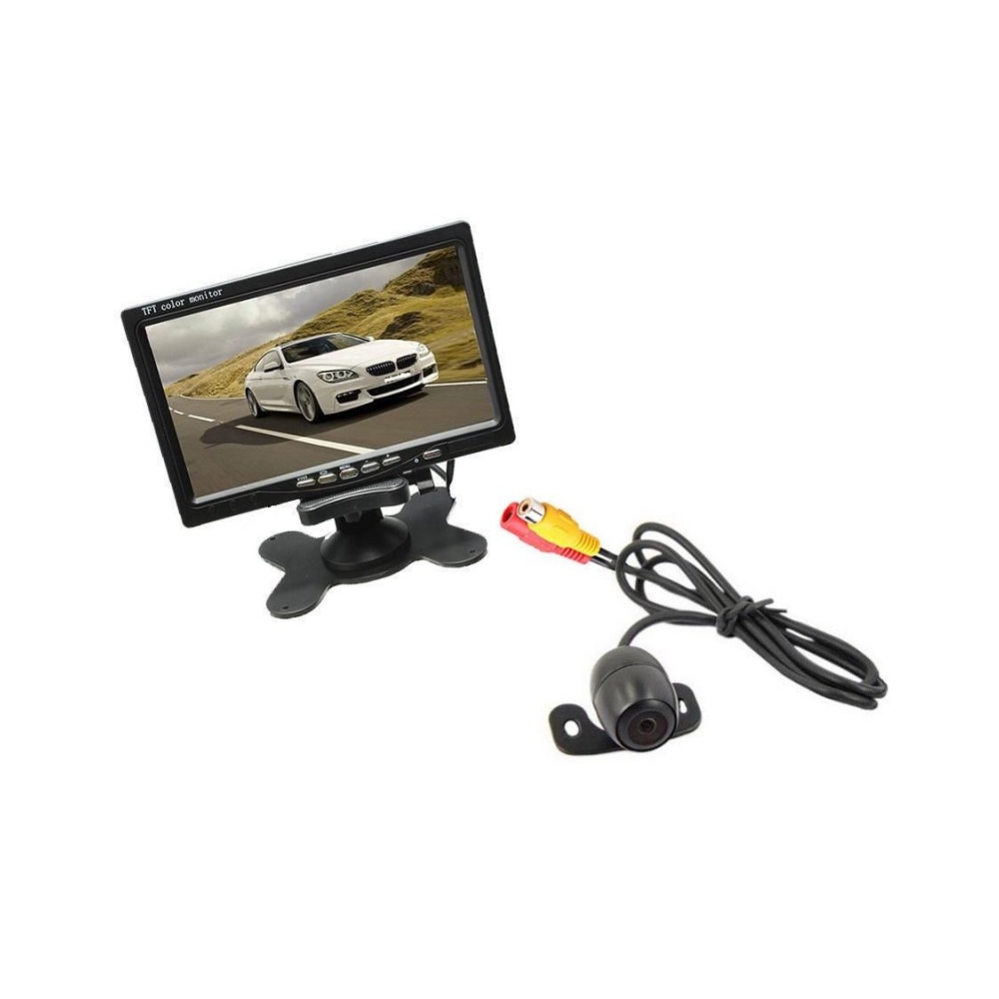 Trade Shop - KIT RETROMARCIA TELECAMERA CAMPER AUTO RIMORCHI MONITOR ...