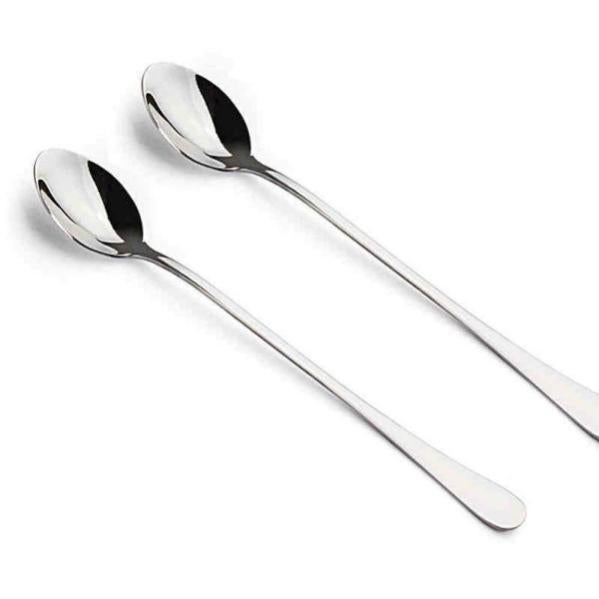 Trade Shop - Set 2 Cucchiaio Cucchiai Cucchiaino Con Paletta Lungo 20 ...