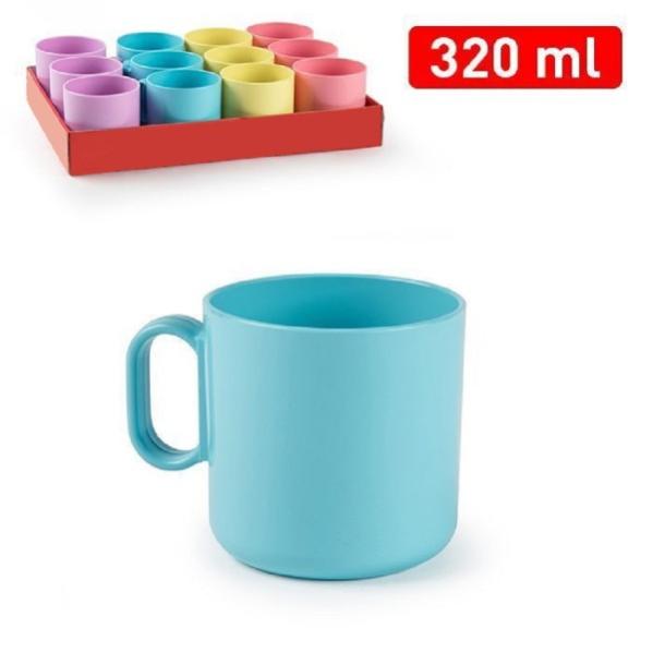 Trade Shop - Set 2 Pezzi Tazza Latte Dino Sweet Tazzoni Da 320ml In Plastica Colorata 12192j9 ...