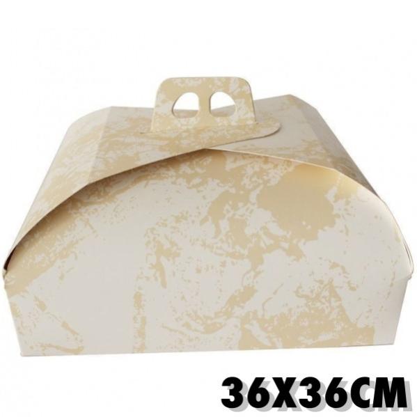Trade Shop - Set 3pz Scatola Porta Torta Cartone Dolce 36x36cm Carta ...