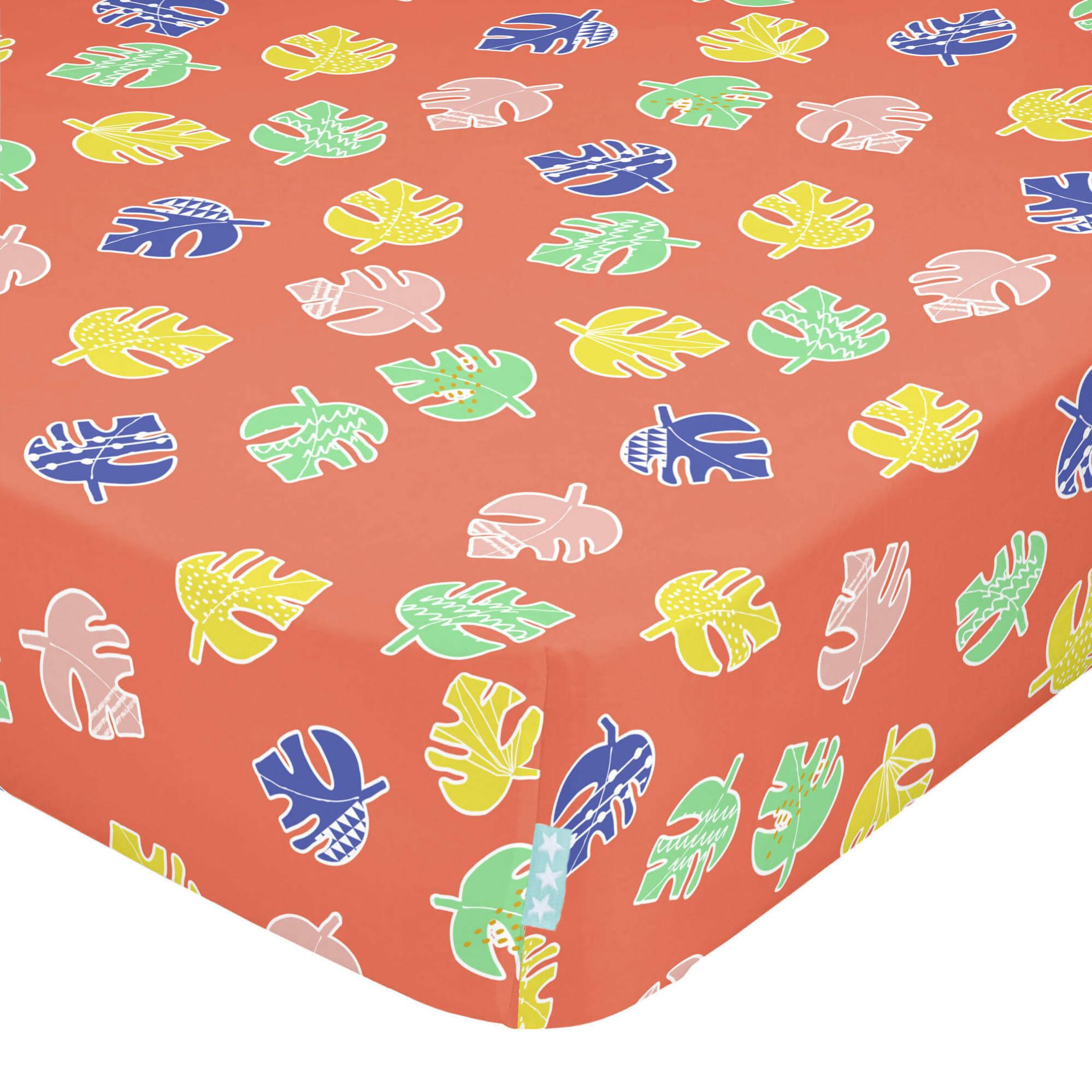 Geo jungle Drap-housse berceau Maxicuna (70x140 cm) | Leroy Merlin