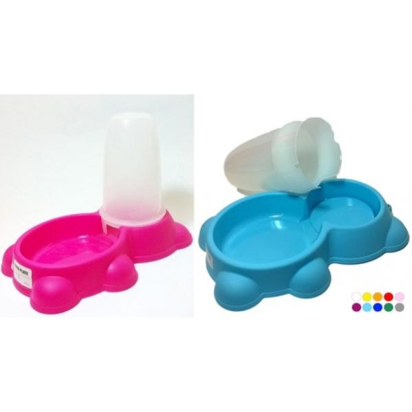 Trade Shop - Ciotola Distributore Dispenser Crocchette Ciotola Animali ...