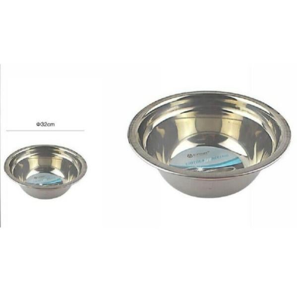 Trade Shop - Insalatiera Ciotola Coppa Bacinella Scodella Inox Fondo ...