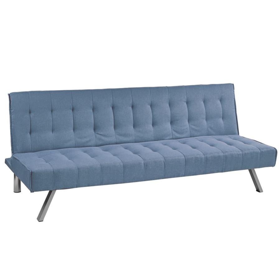 We Home - Divano 3 posti in tessuto trasformabile in letto jeans ...