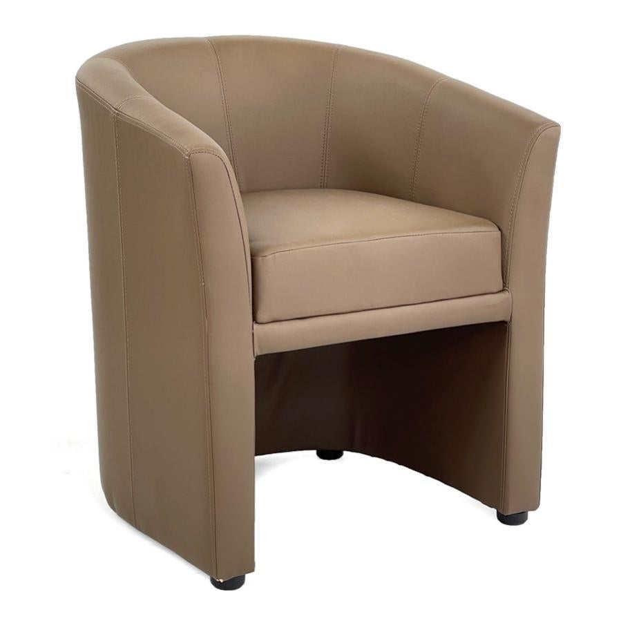 Poltrona relax in ecopelle color Visone - Dada | Leroy Merlin