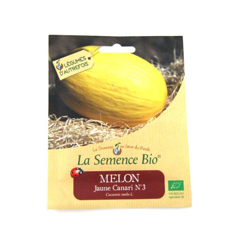 Graines bio - Melon Jaune Canari numéro 3 - 20gn - La Semence Bio ...