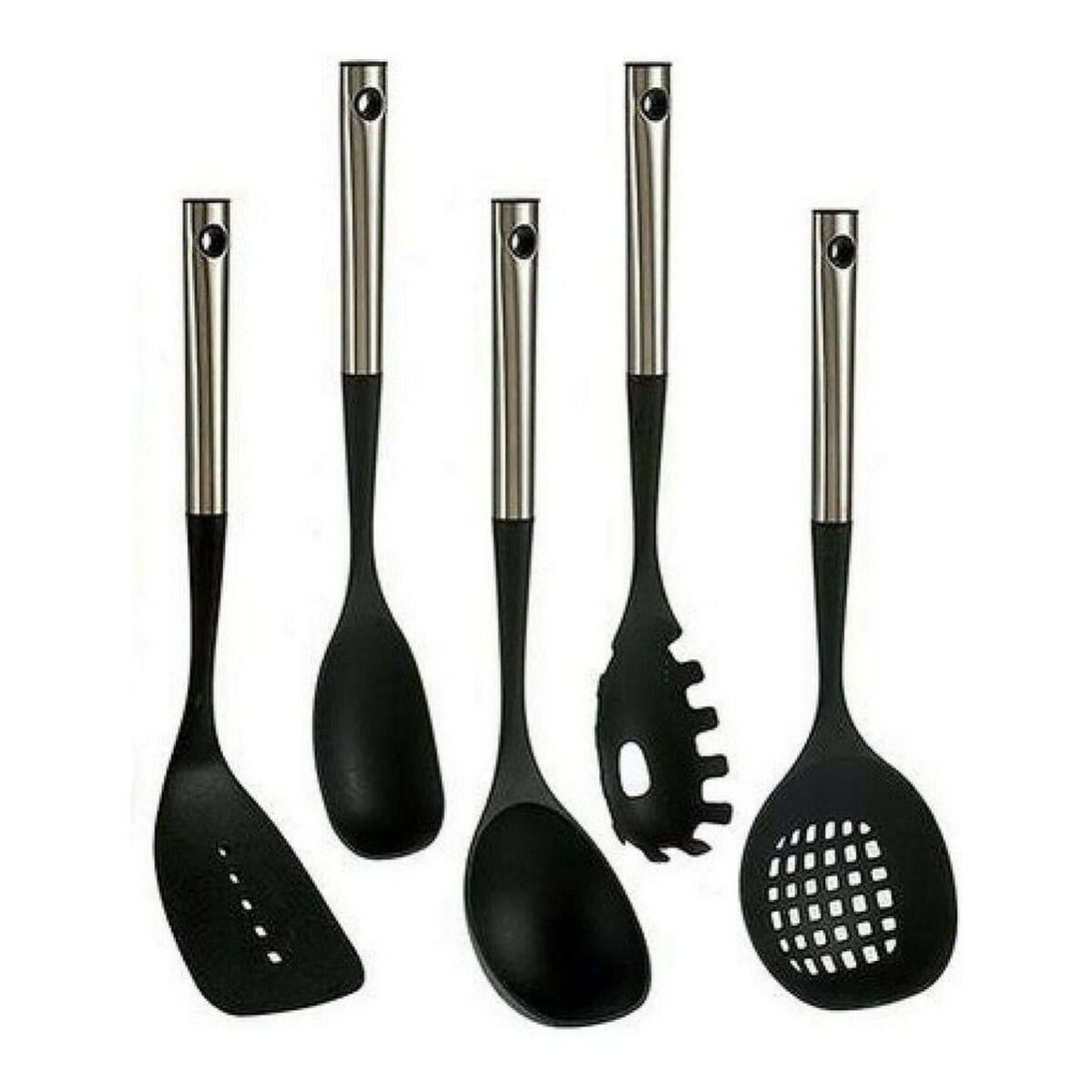 Set di Utensili da Cucina Acciaio (5 Pezzi) (8,5 x 35 x 20,5 cm ...