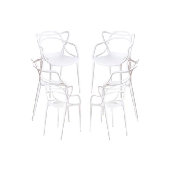 Pack 6 Sillas Korme - Blanco | Leroy Merlin