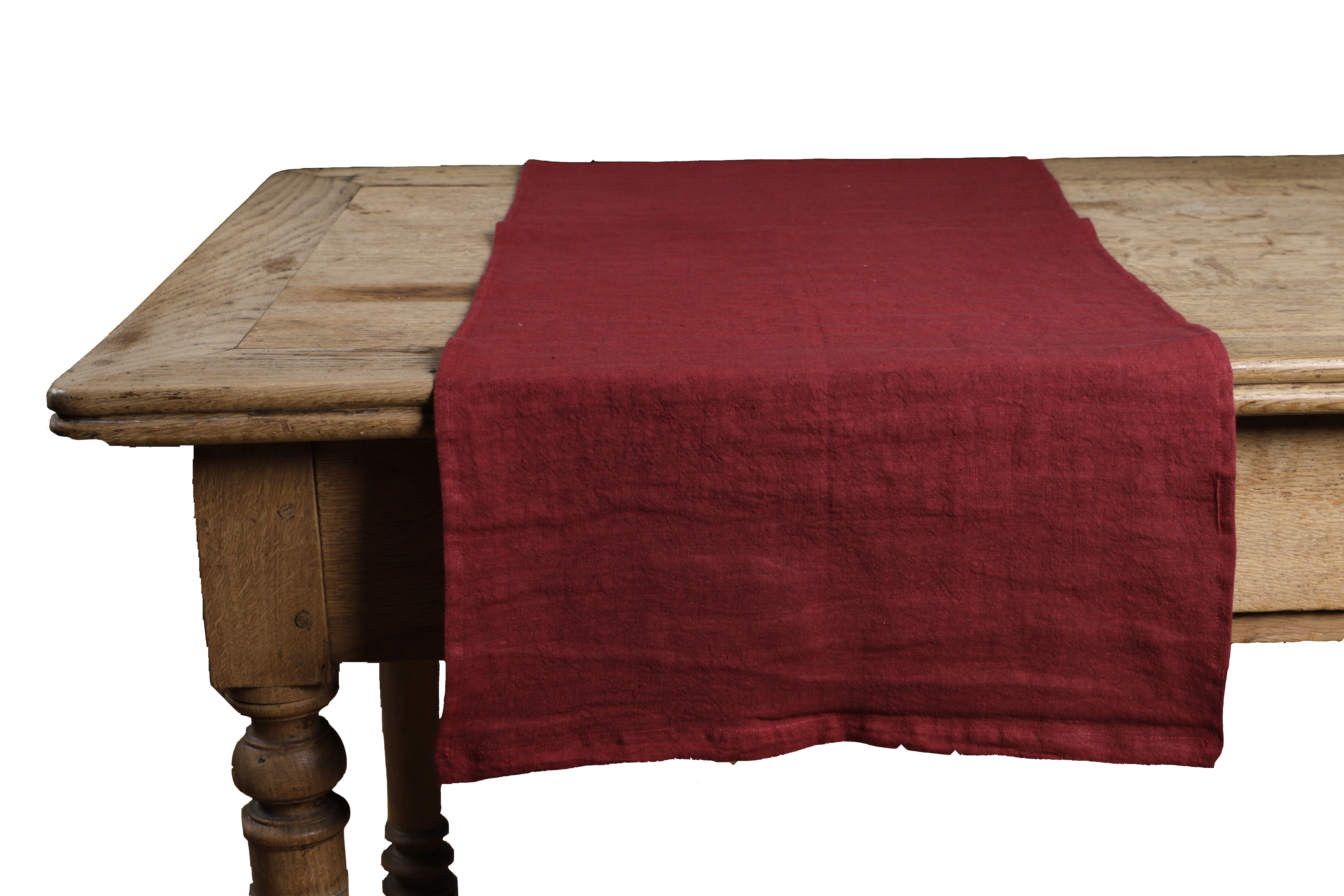 Chemin de table en mélange de lin élégant doux et résistant fabriqué en ...