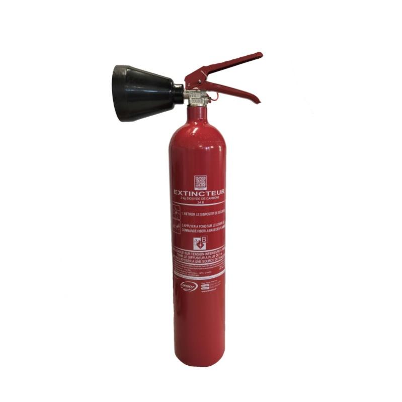 Extincteur Anaf 2kg CO2 NF avec QRCODE de formation FIRELESS | Leroy Merlin