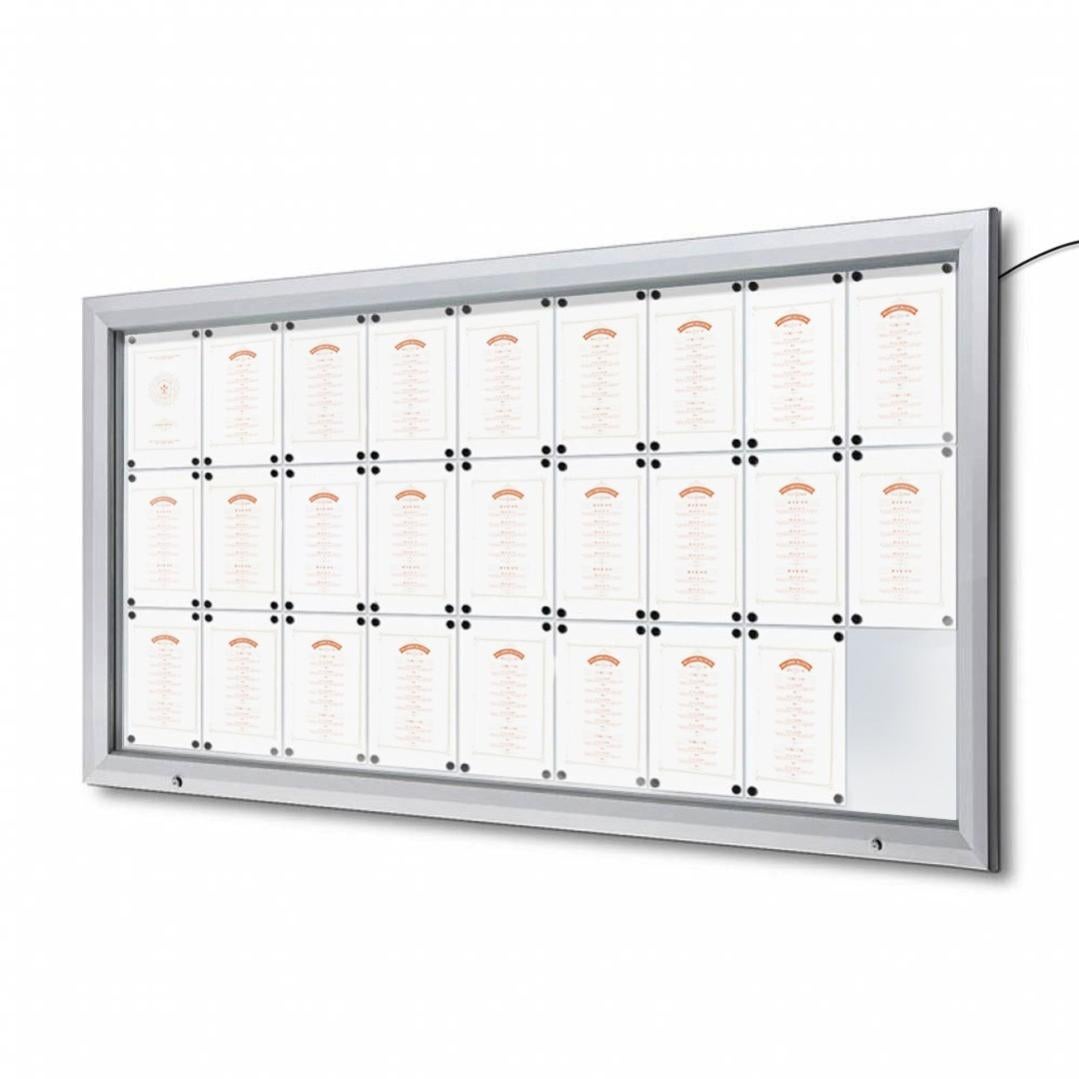 Danieli | Bacheca LED Magnetica Certificata IP56, B1 e ESG con Anta ...