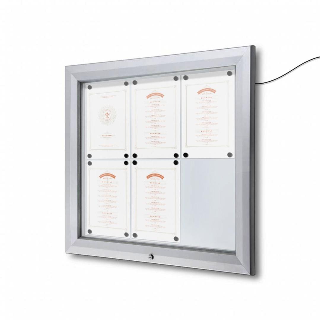 Danieli | Bacheca LED Magnetica Certificata IP56, B1 e ESG con Anta ...