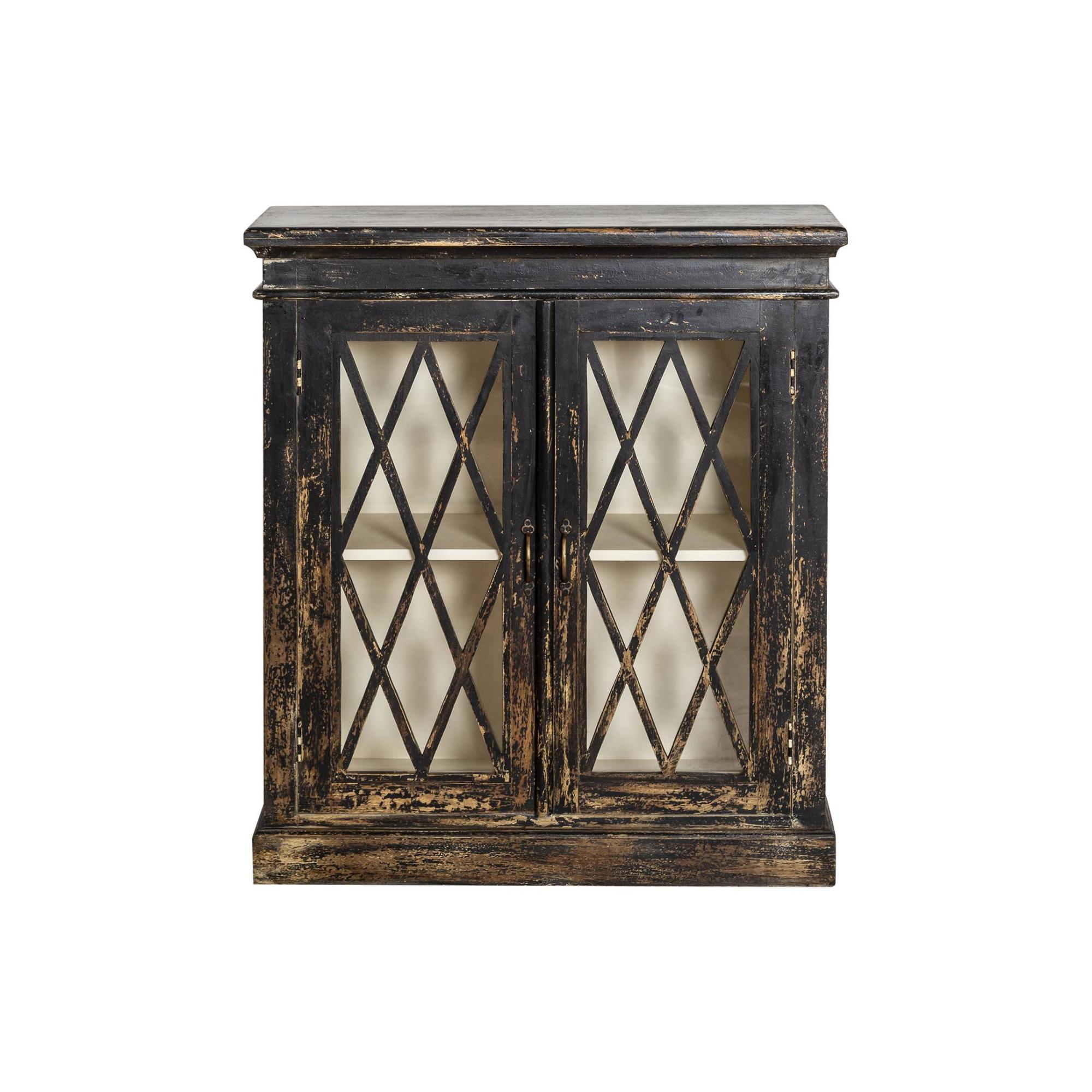 Buffet vitrine en bois de manguier Ève | Leroy Merlin