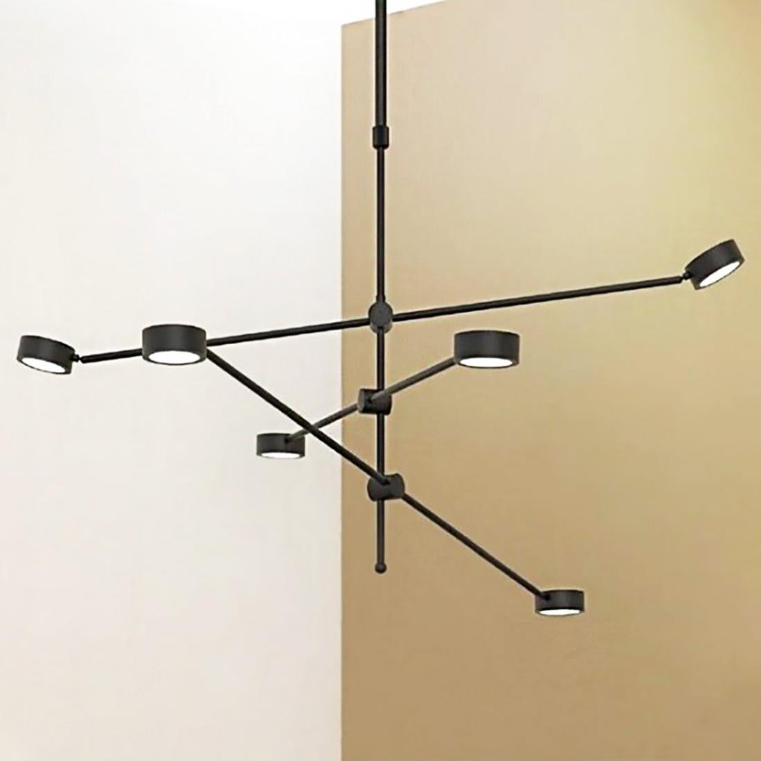Lampadario moderno sikrea point s n 7395 gx53 led metallo lampada ...